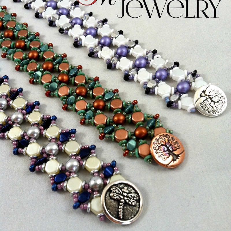 Pinch Bead Bracelet - Etsy