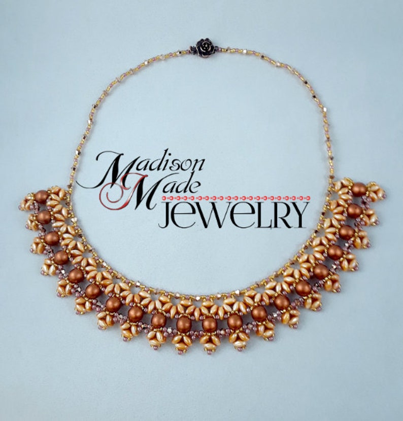 Aztec Sunrise Necklace, PDF Beadweaving Tutorial, Beading Pattern ...