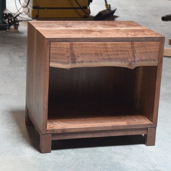 Walnut Nightstand - Etsy
