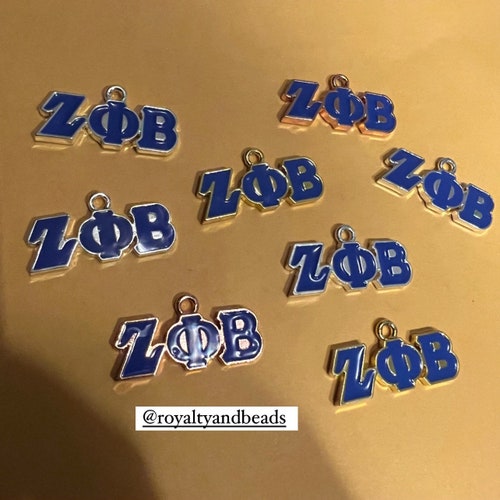 Zeta Phi Beta Blue and White Line Number Bracelet - Etsy