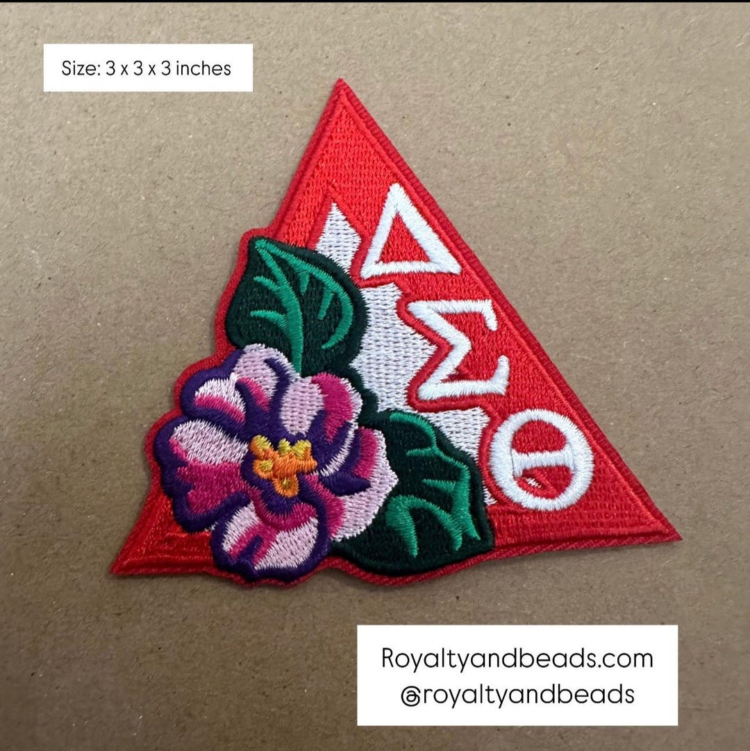 Delta Sigma Theta Pyramid Patch - Etsy