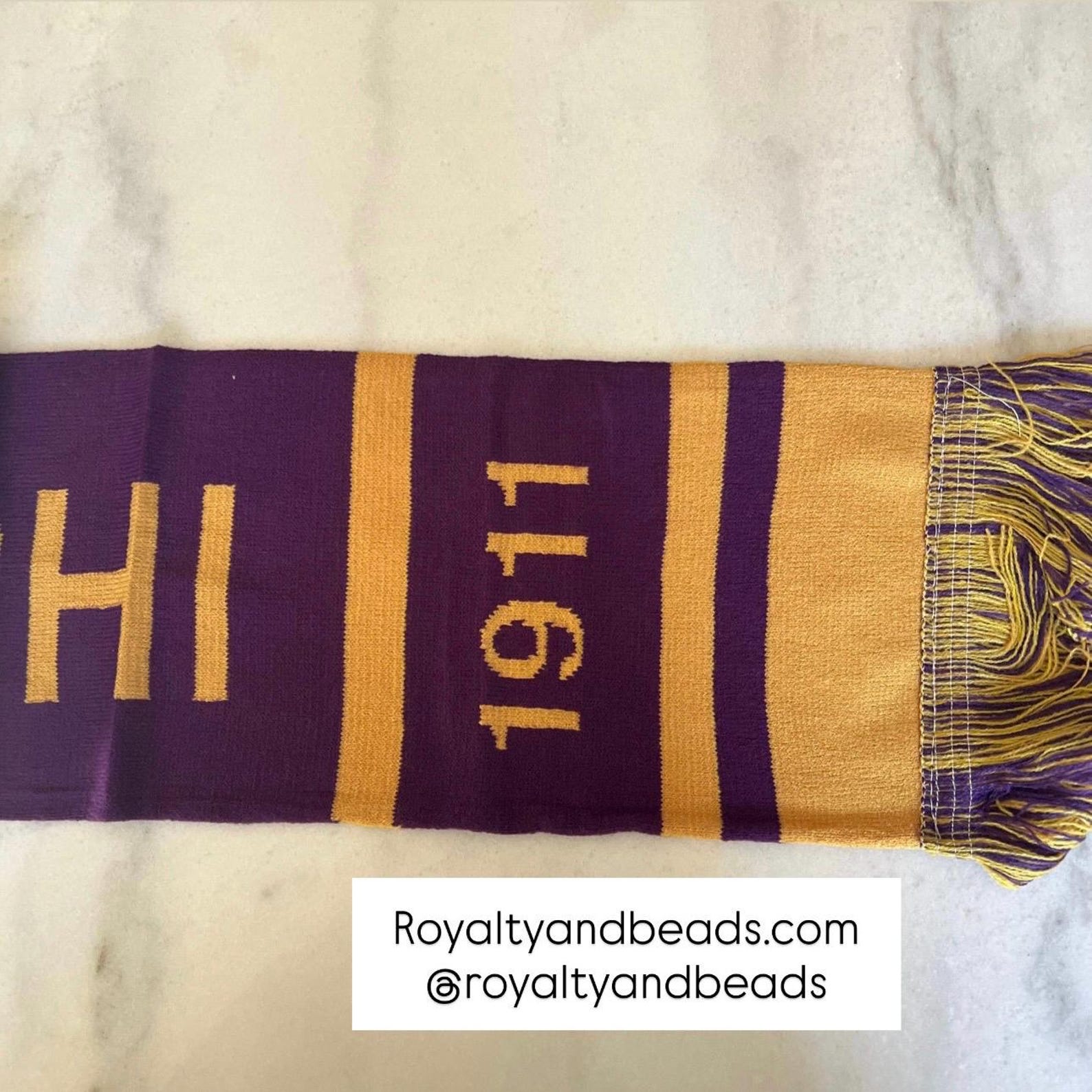 Omega Psi Phi Scarf - Etsy