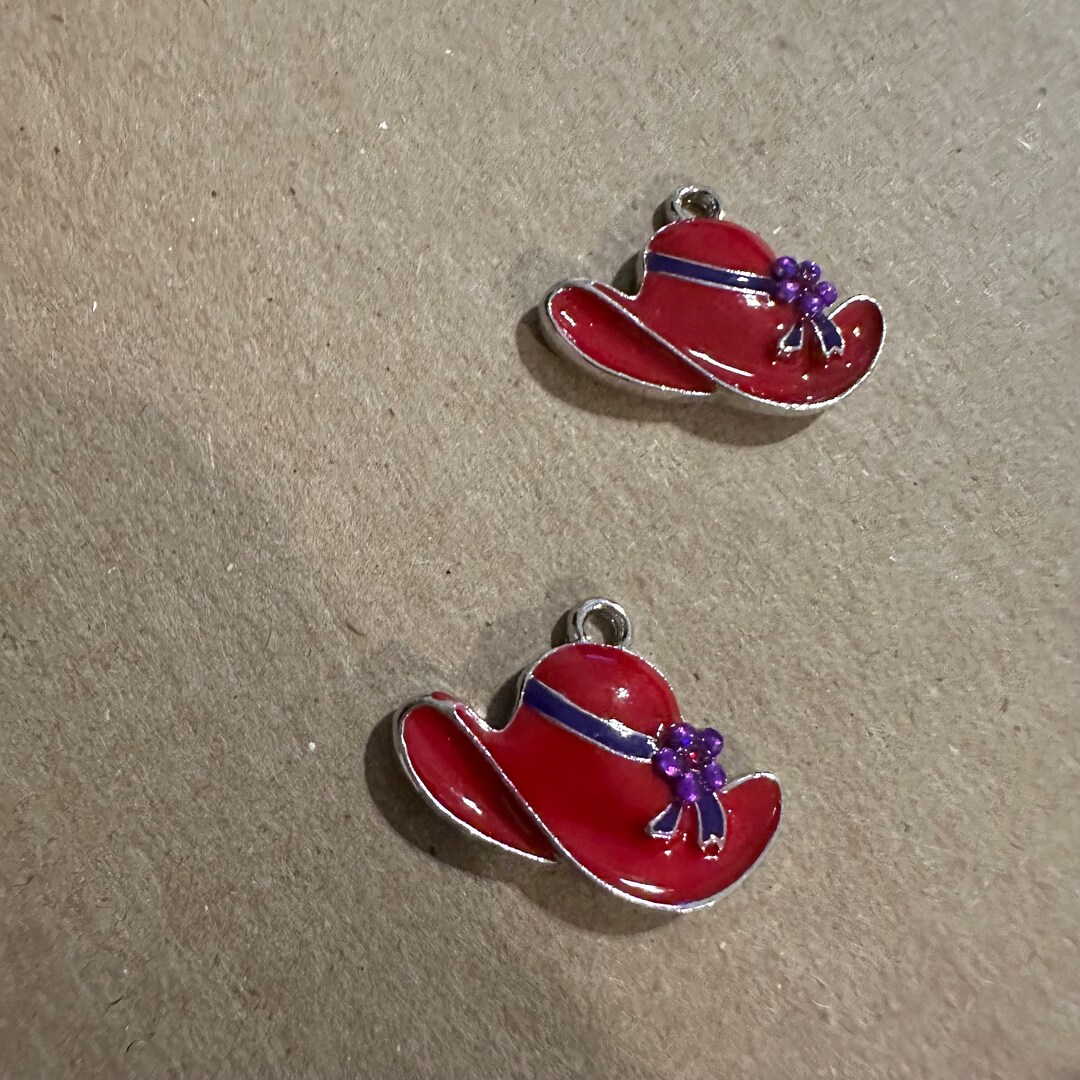 Red Hat Charms - Etsy