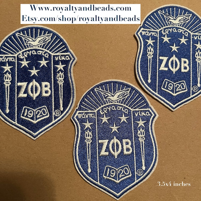 Zeta Phi Beta Shield - Etsy