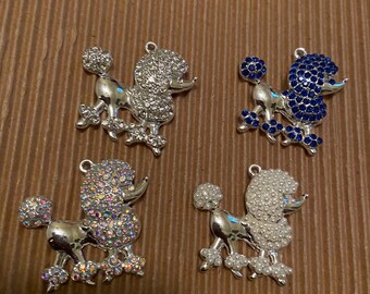 Rhinestone Poodle | Etsy