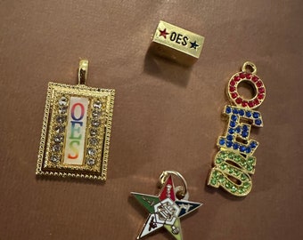 Order of Eastern Star OES Charm Bracelet - Etsy