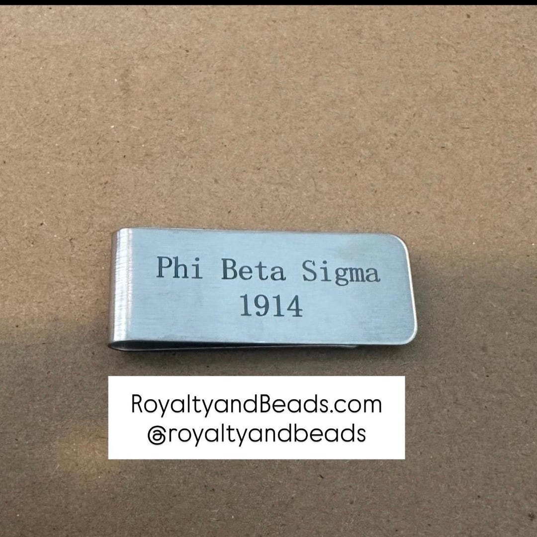 Phi Beta Sigma Money Clip - Etsy