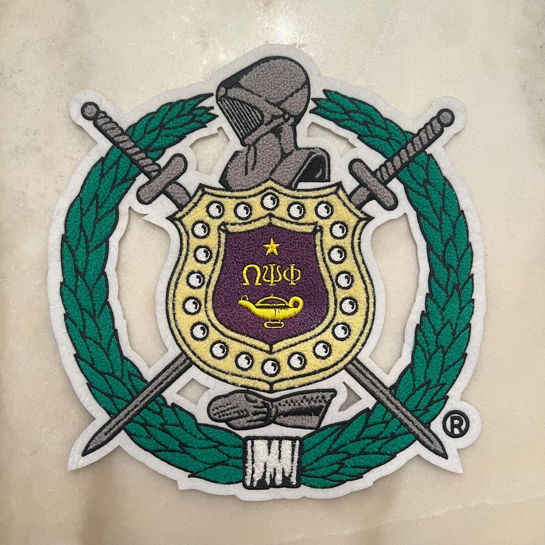 Omega Psi Phi Patch (BIG) - Etsy