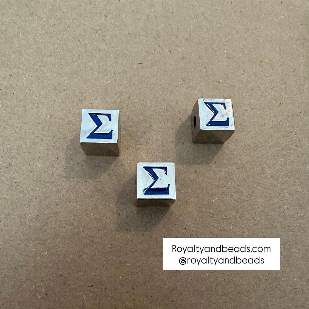 Blue Sigma Cubes - Etsy