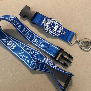 Zeta Phi Beta Lanyard - Etsy