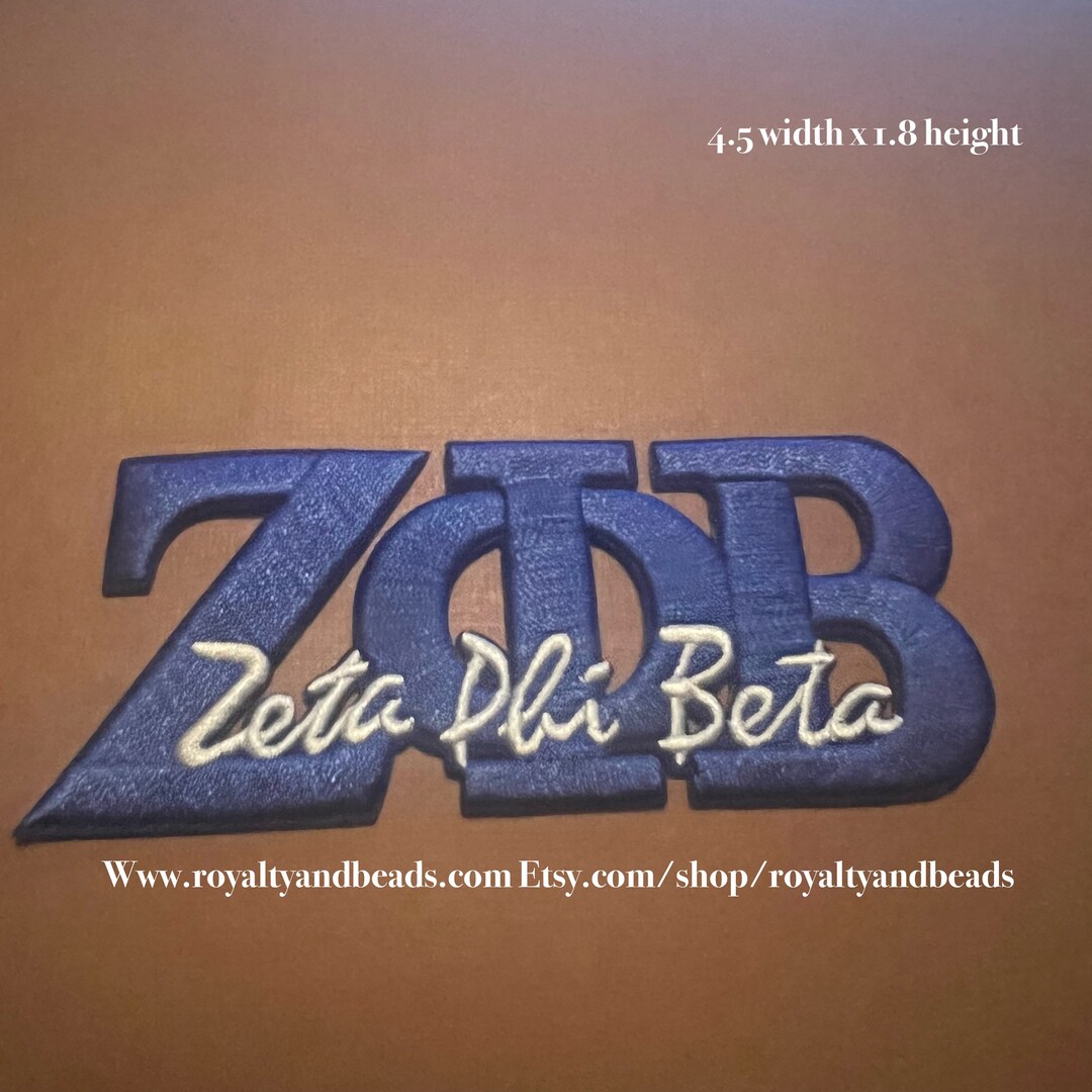 Zeta Phi Beta Patch - Etsy