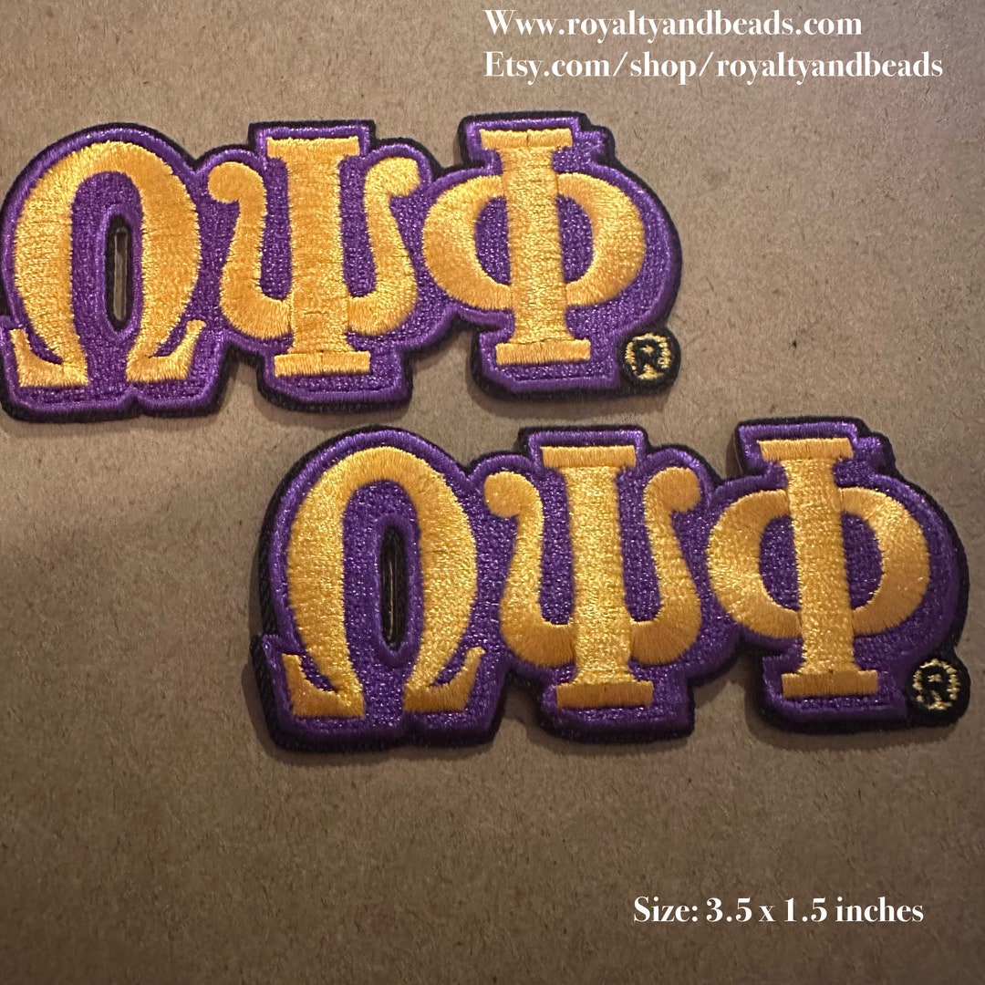 Omega Psi Phi Patch - Etsy