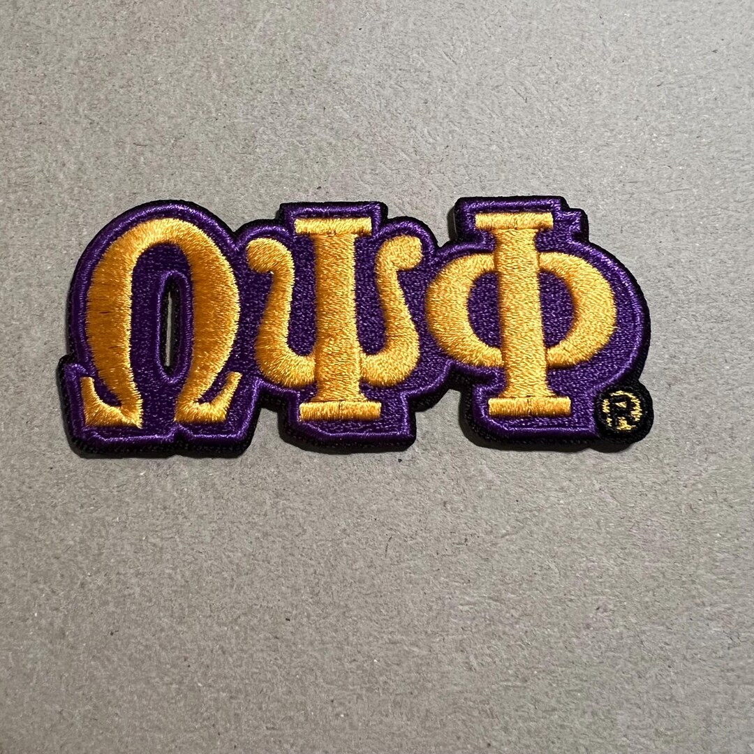 Omega Psi Phi Patch - Etsy