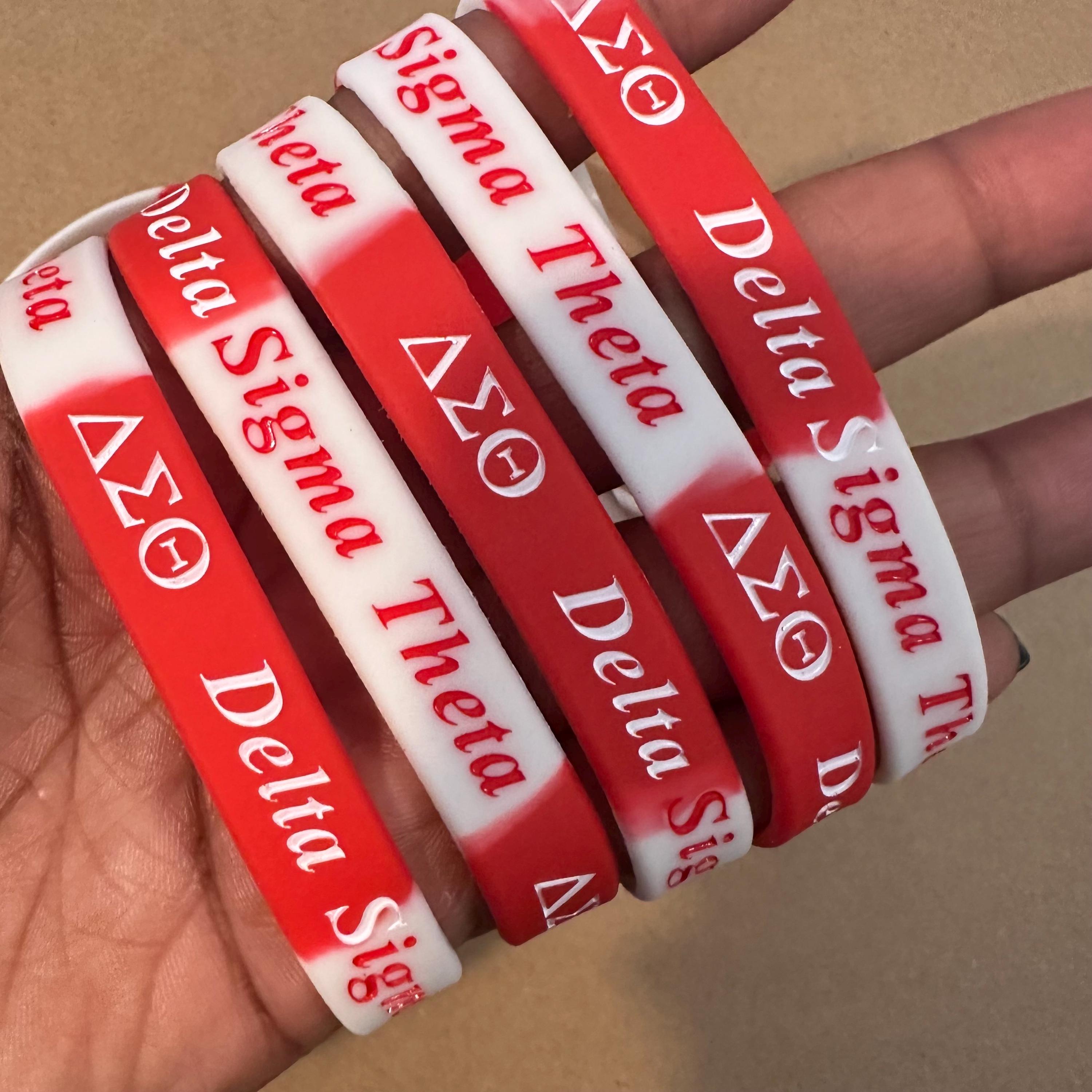 Delta Sigma Theta Wristband - Etsy