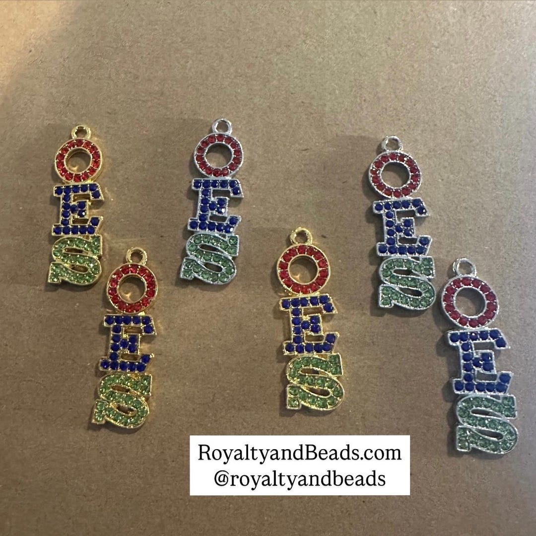 Sparkly OES Hanger Charm - Etsy