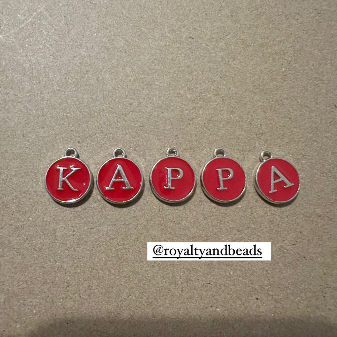 Red Kappa Letters - Etsy