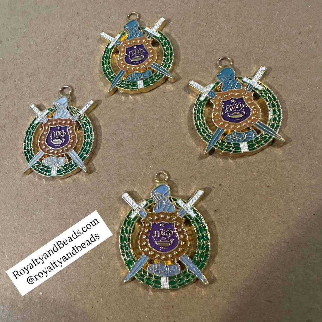 Omega Shield Charm - Etsy