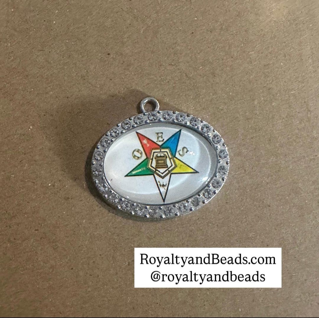 OES Oval Bling Charm. - Etsy
