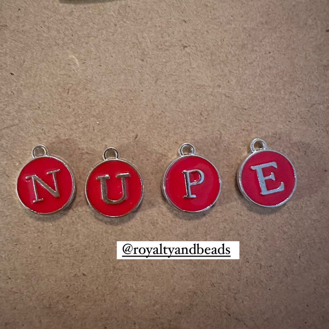 Red Nupe Letters - Etsy