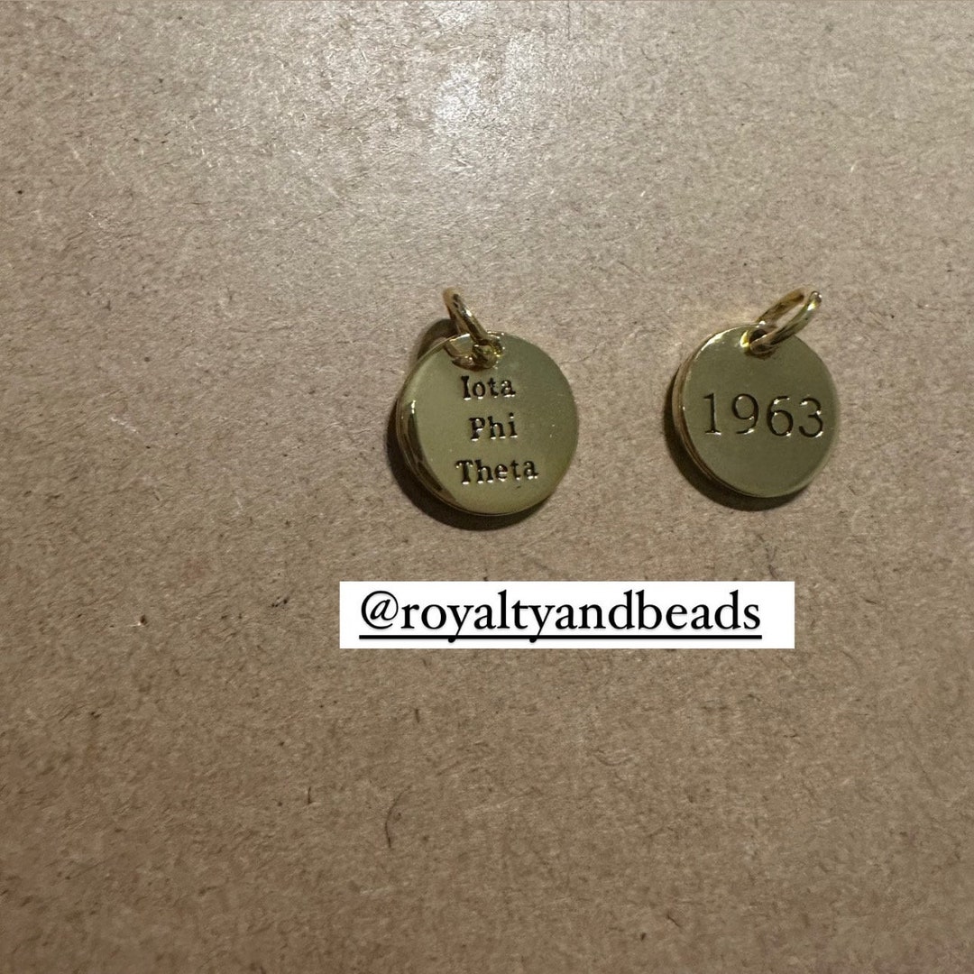 Gold Iota Phi Theta Circle - Etsy