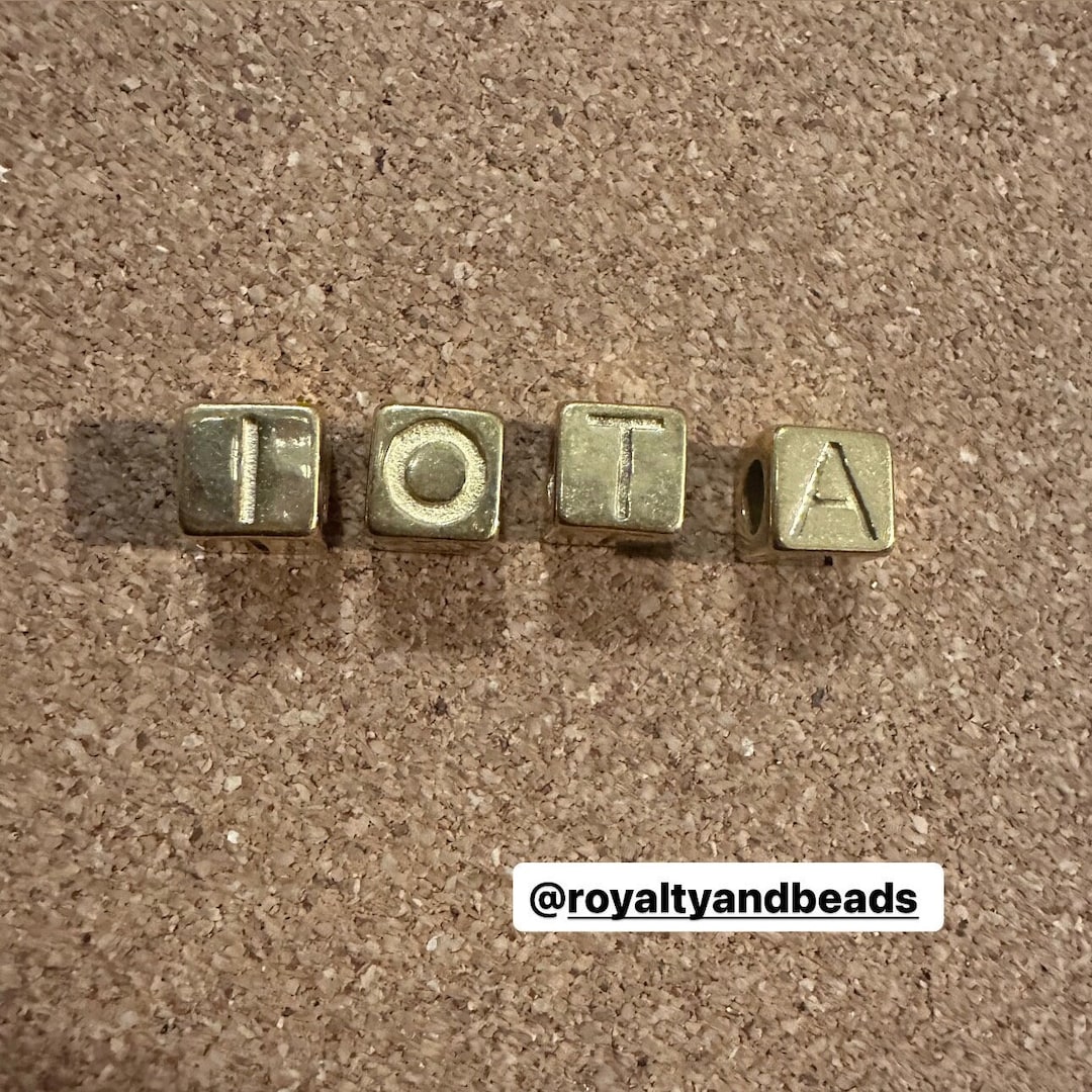 GOLD IOTA Letters - Etsy