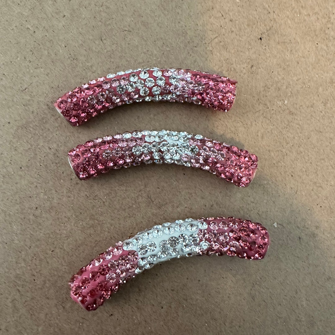 Mixed Pink Pave Bar - Etsy