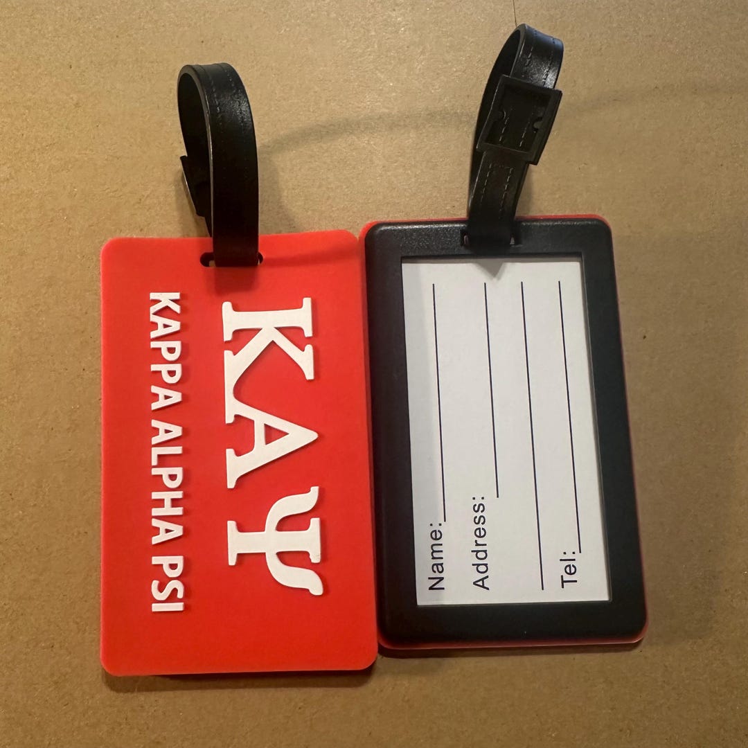 Kappa Alpha Psi Luggage Tag - Etsy