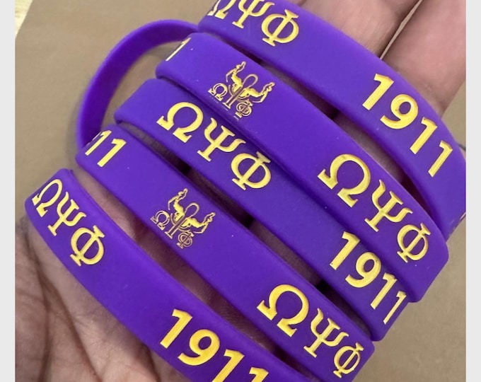 Omega Psi Phi "brunson" Bracelet - Etsy