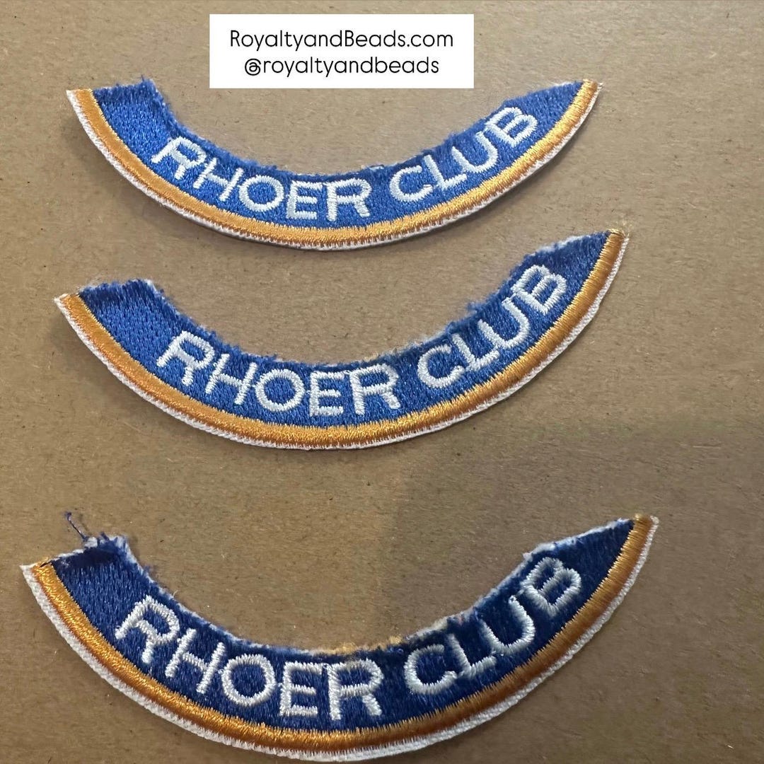 Distressed Rhoer Club Patch (iron On) - Etsy