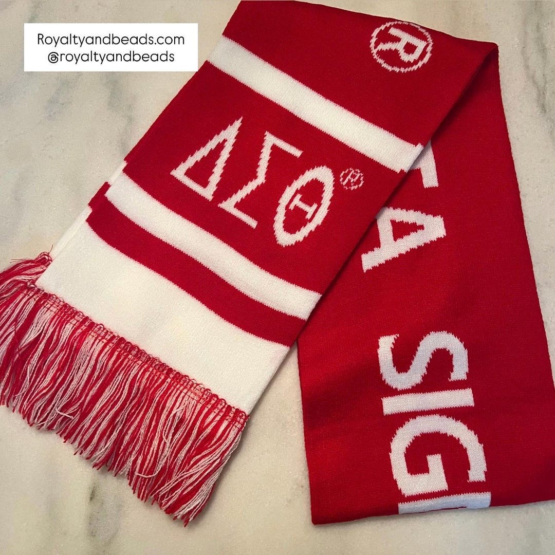 Delta Sigma Theta Scarf - Etsy