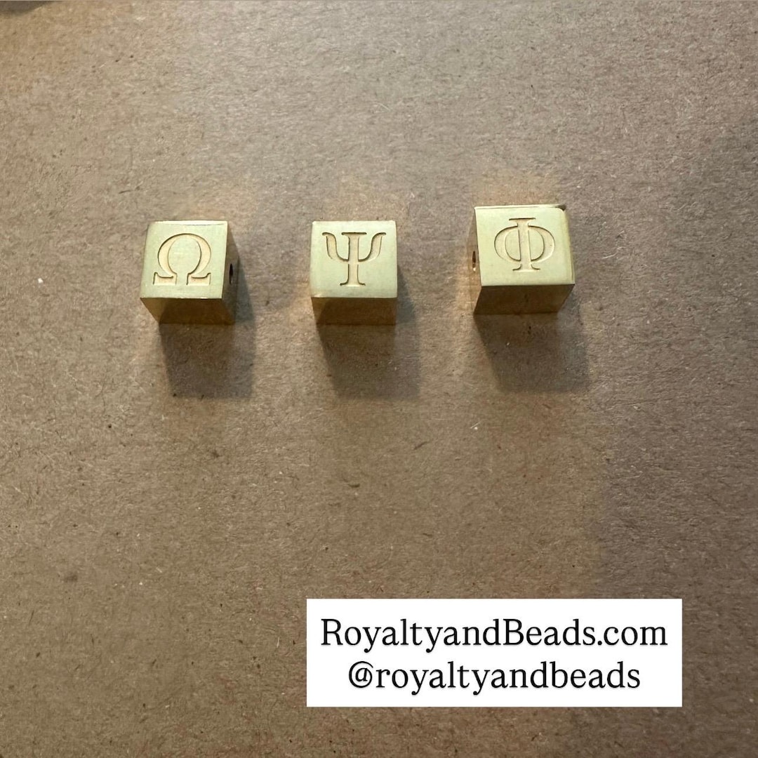 Omega Psi Phi Block Charms - Etsy
