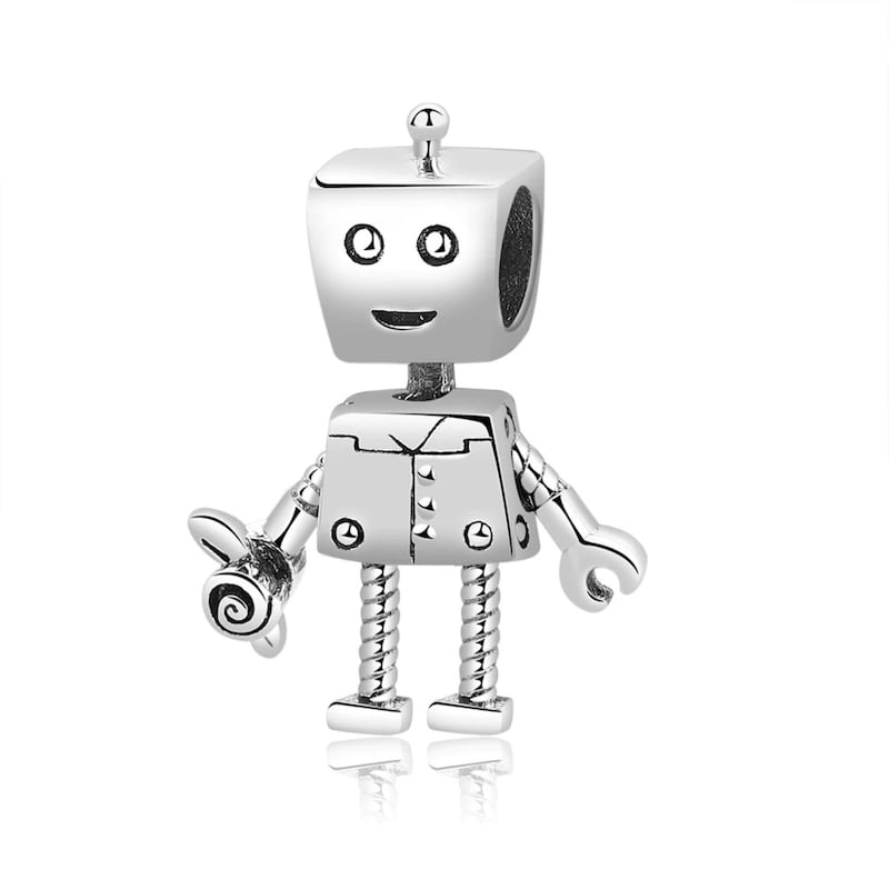 Robot Style Charm - Etsy UK