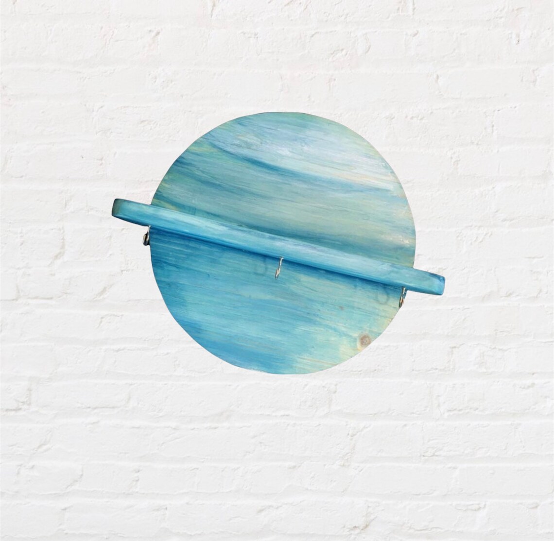 Custom Planet Shelf: Wooden Space Decor With Optional Hooks - Etsy