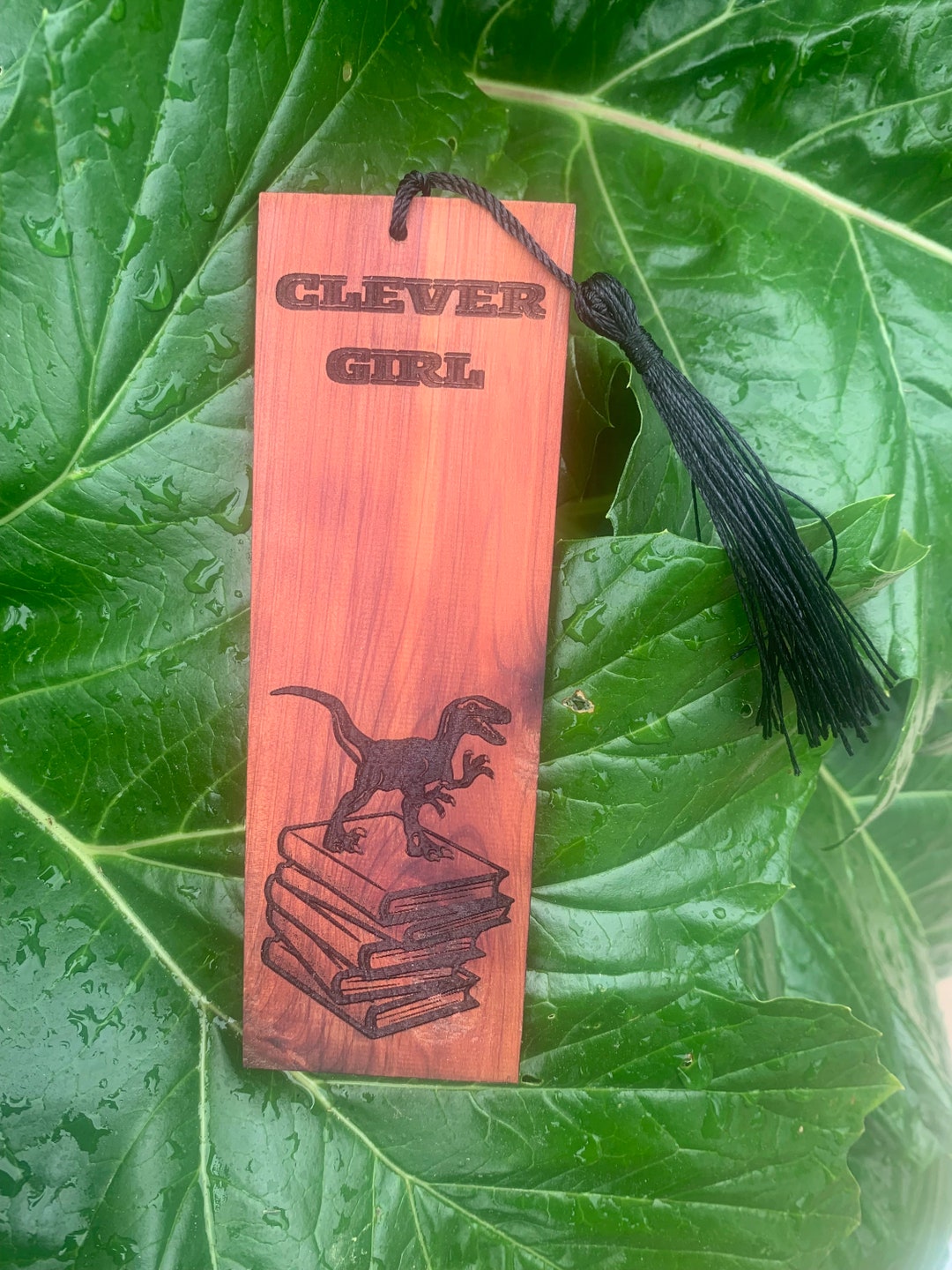 Velociraptor Bookmark- Clever Girl- Jurassic Park Inspired- Reader ...