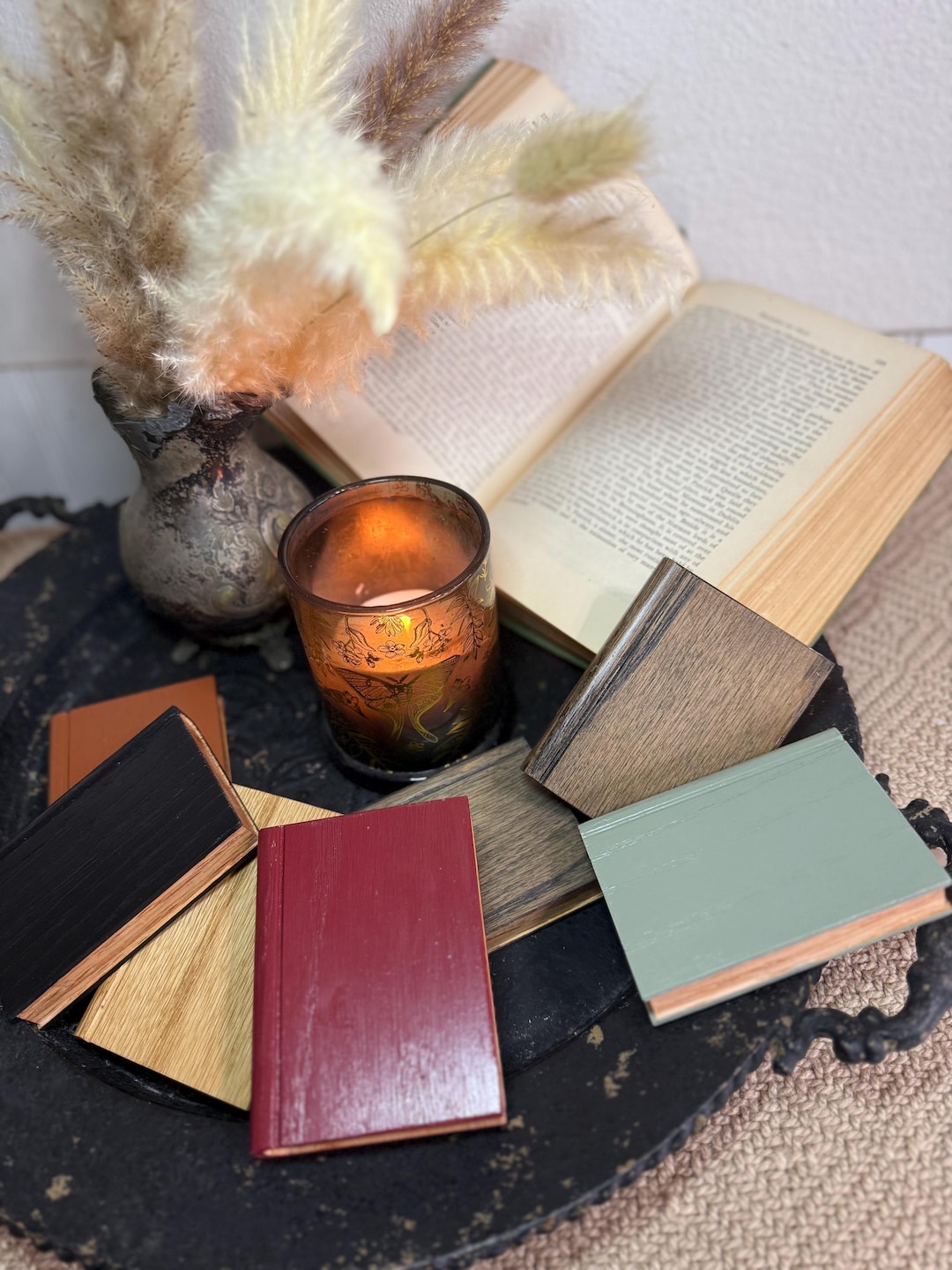 Gifts for Book Lovers - Wooden Book Coasters- Bookish Gift- Bookish ...