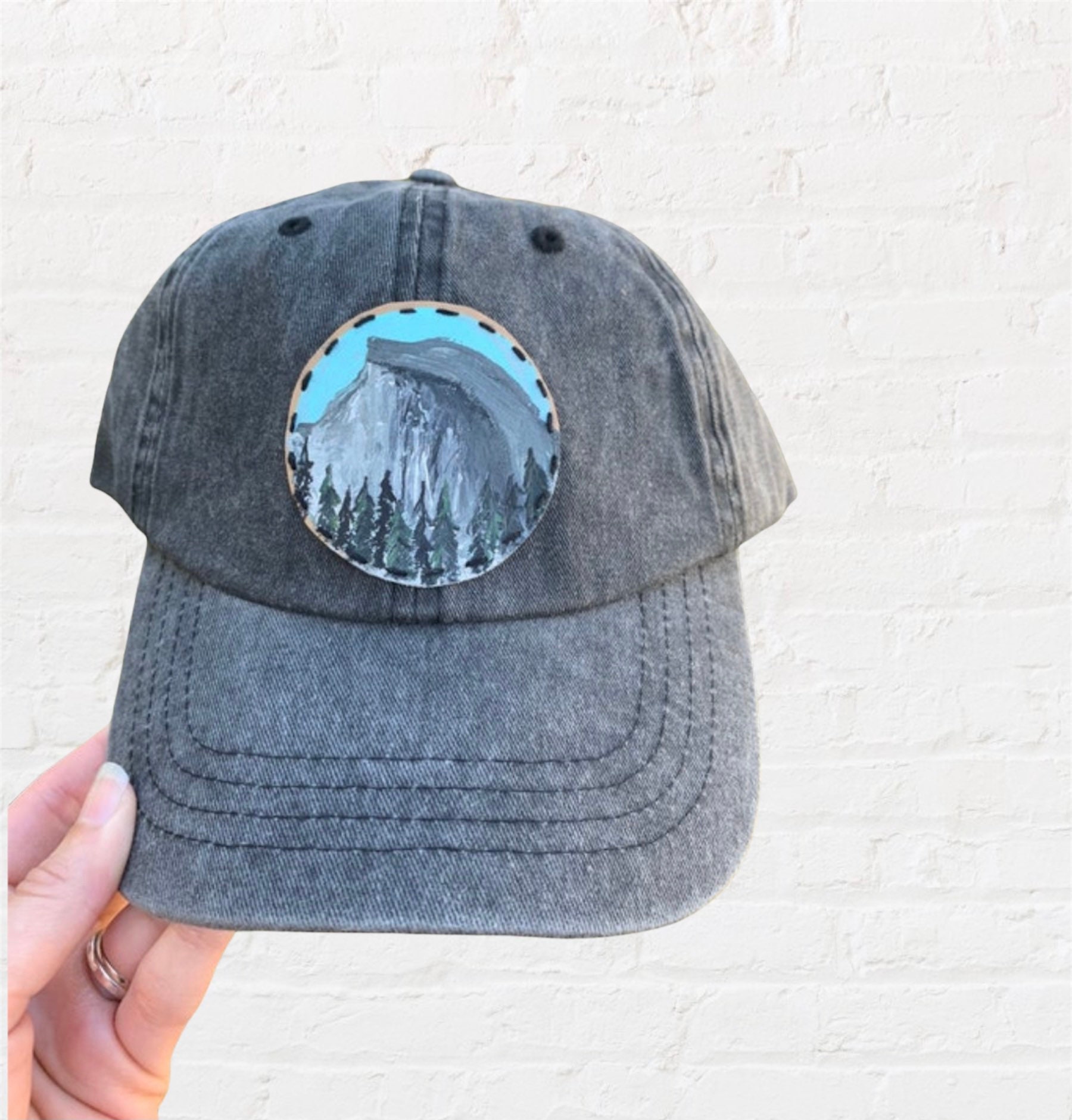 Custom Painted Hat Hand Painted Hat Galaxy Hat Half Dome | Etsy