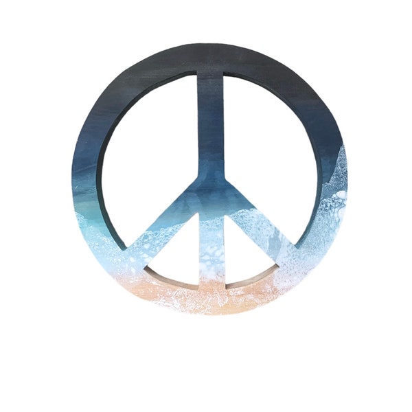 Coastal Peace Sign - Etsy