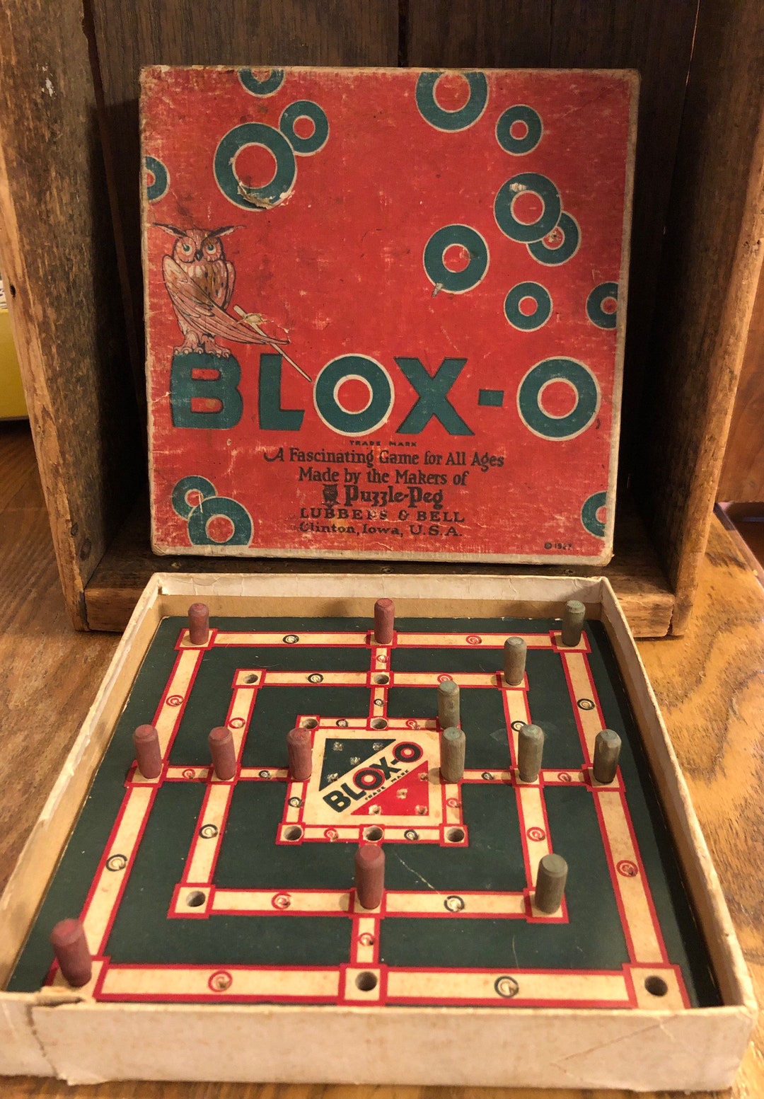Vintage Blox-o Game - Etsy
