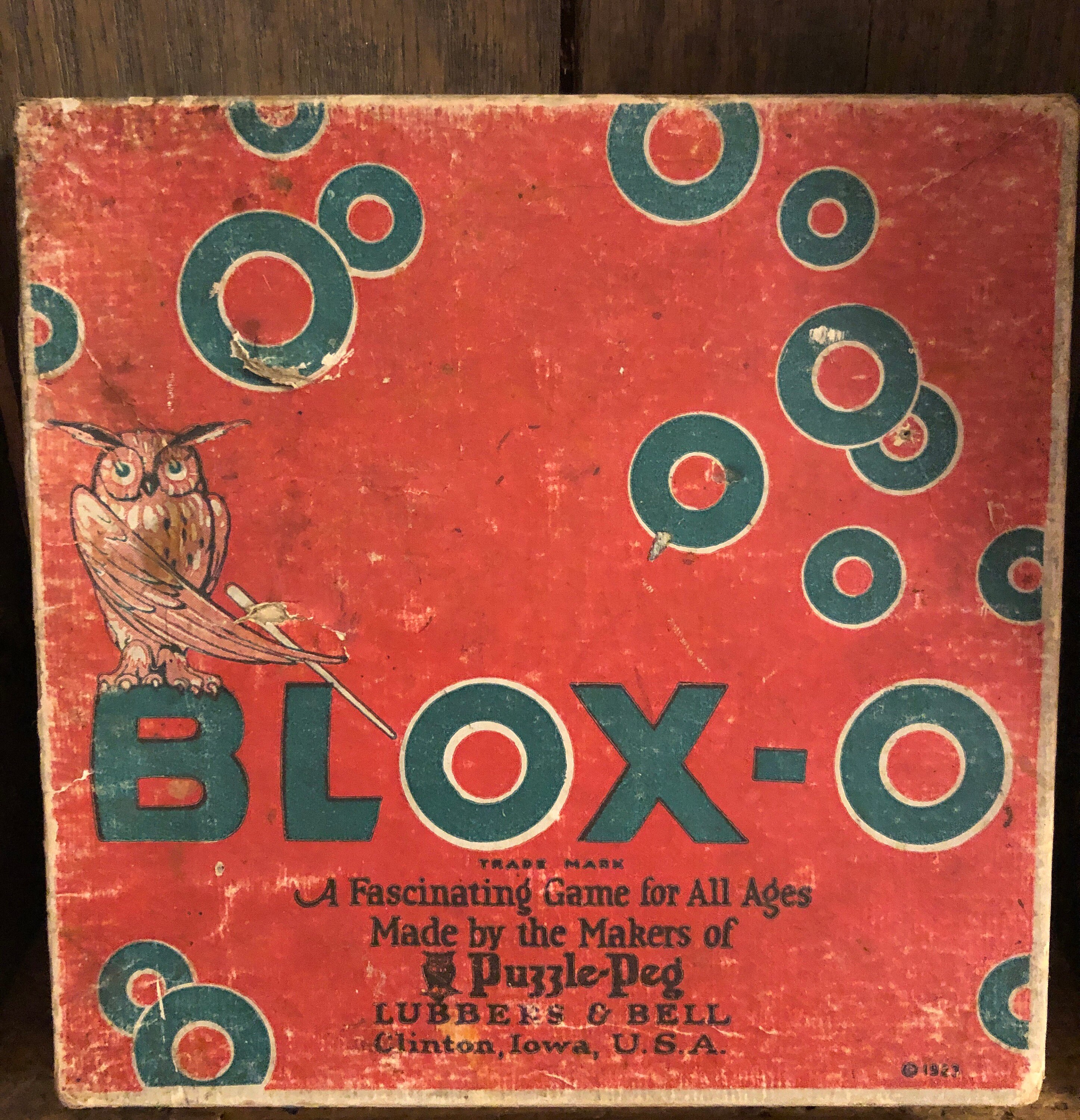 Vintage Blox-o Game - Etsy