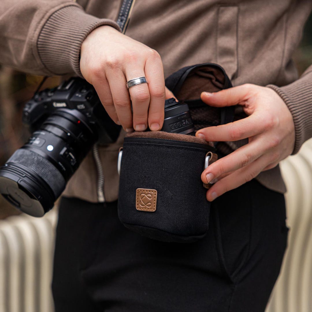 C Coiro Premium Camera Lens Case With Quick Release Strap, Water ...