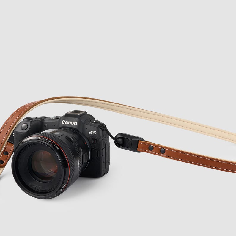 C Coiro Slim Padded Leather Camera Strap With Quick Release, Neck ...