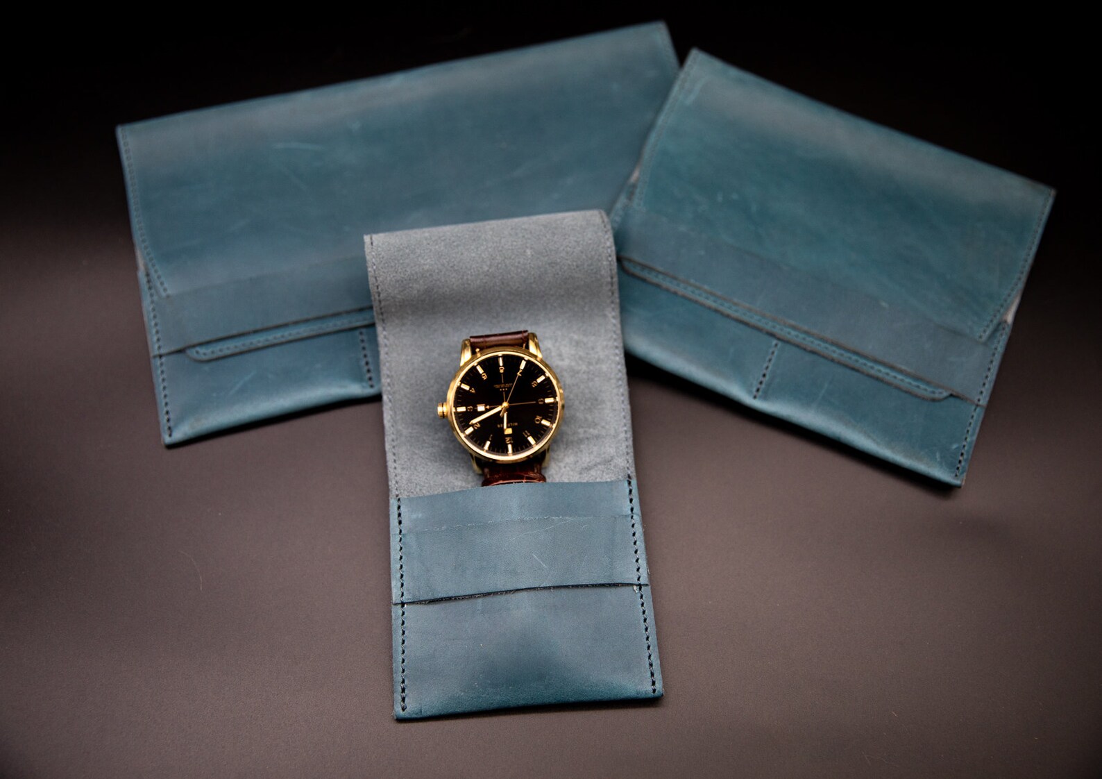 Watch Case Leather Organizer Travel Roll Watch Accessories | Etsy