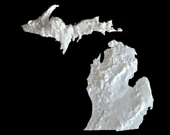 3d Printed Topographical - Etsy