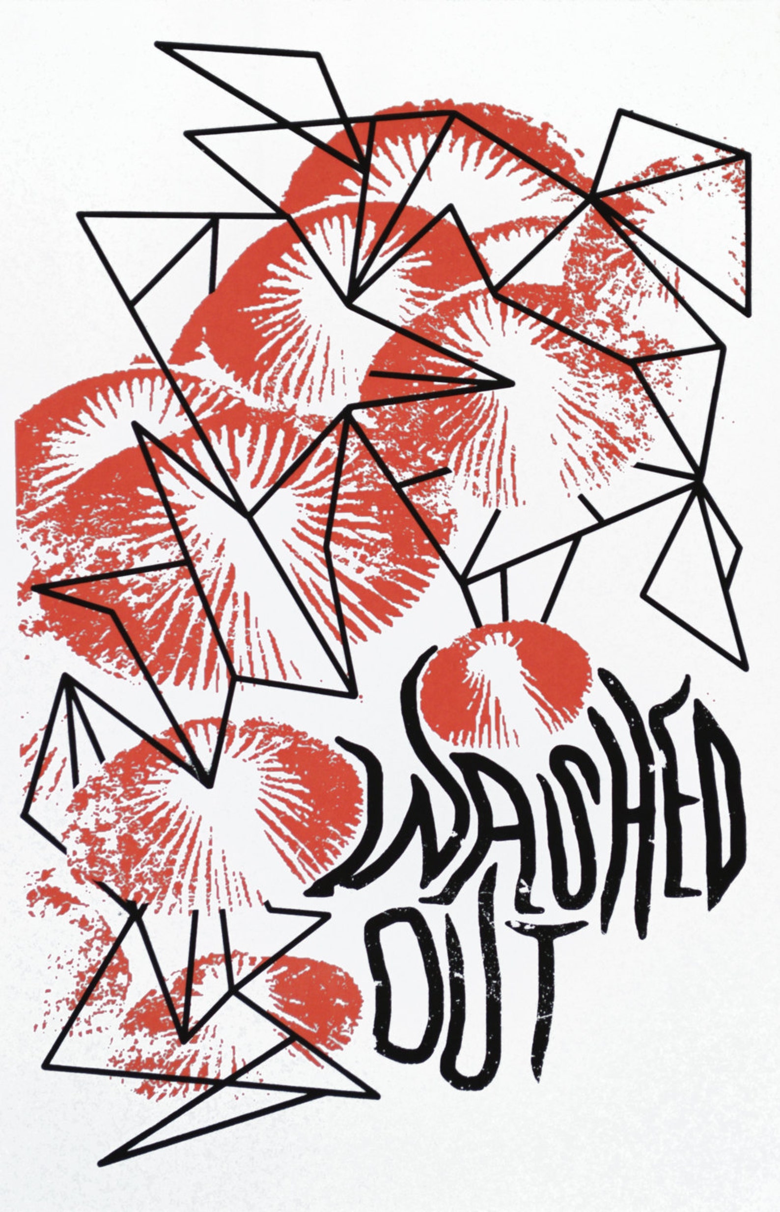 Hand-pulled Two Color 'washed Out' Screen Print Poster 12.5x19 - Etsy