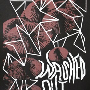 Hand-pulled Two Color 'washed Out' Screen Print Poster 12.5x19 - Etsy