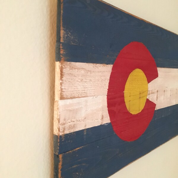 Wood Colorado Flag - Etsy