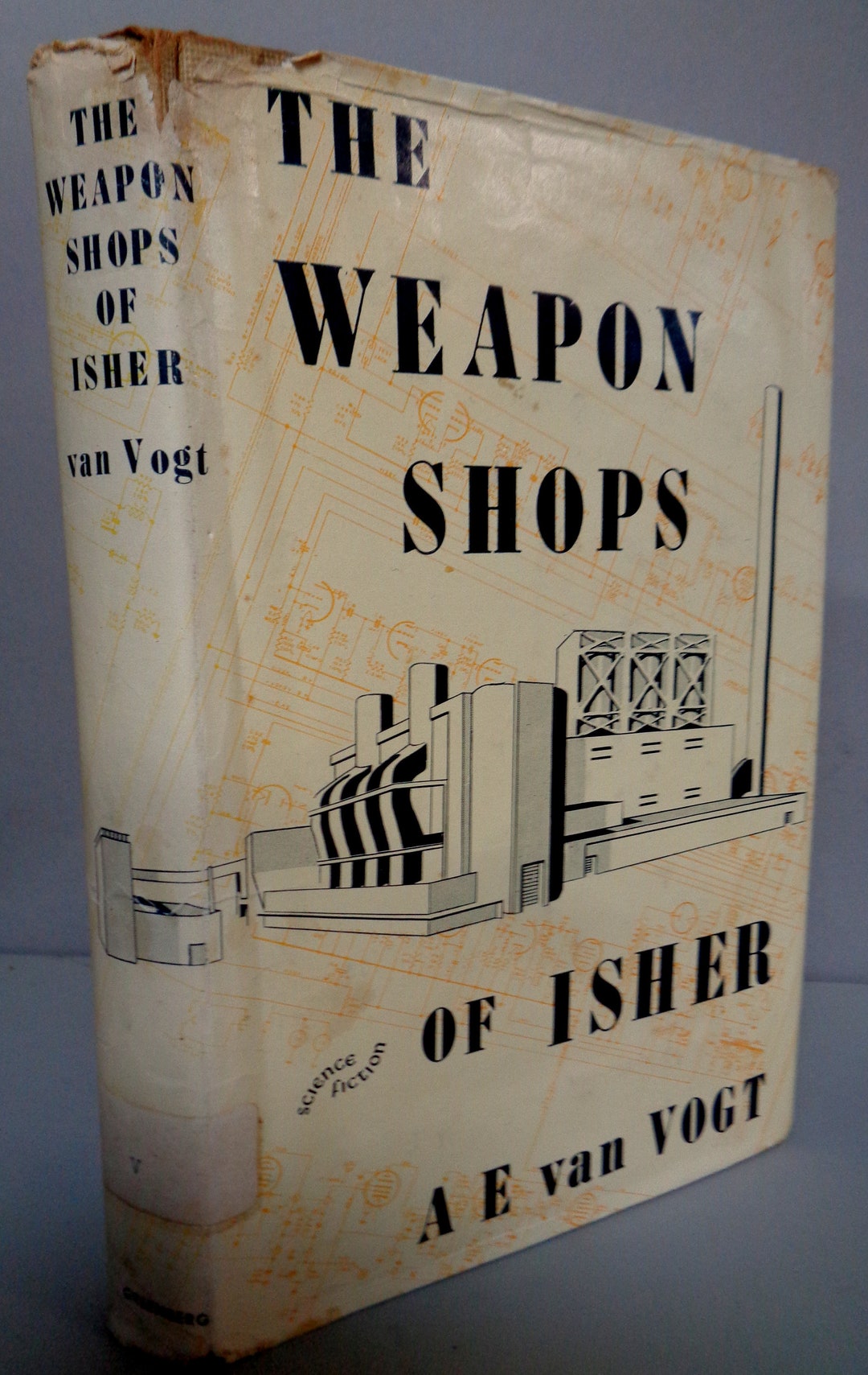 The Weapon Shops of Isher, A E Van Vogt,1952 Greenberg Pub,empire of ...