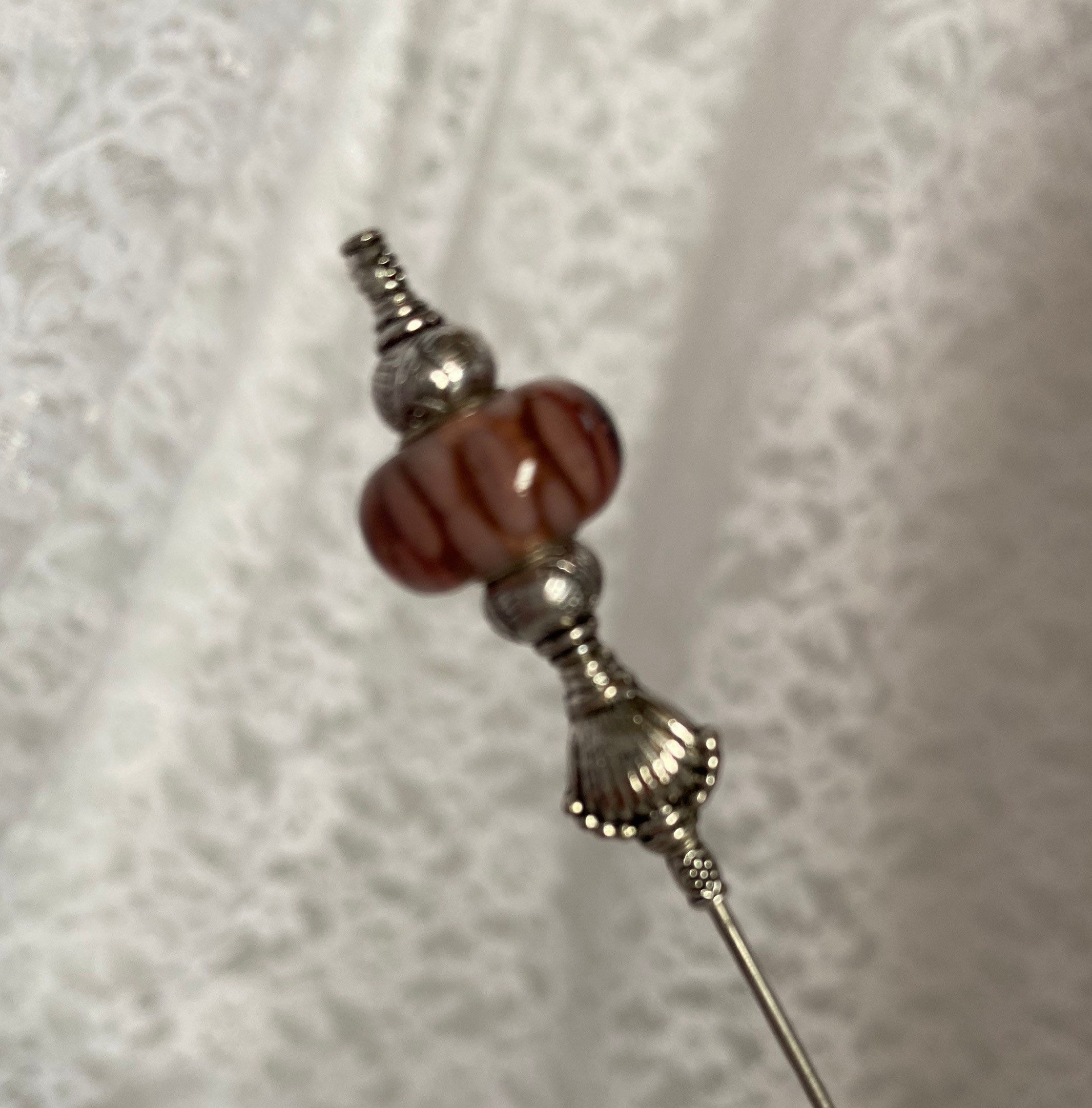 Victorian Hat Pin Amethyst Glass 6 Sturdy Steel Stick - Etsy