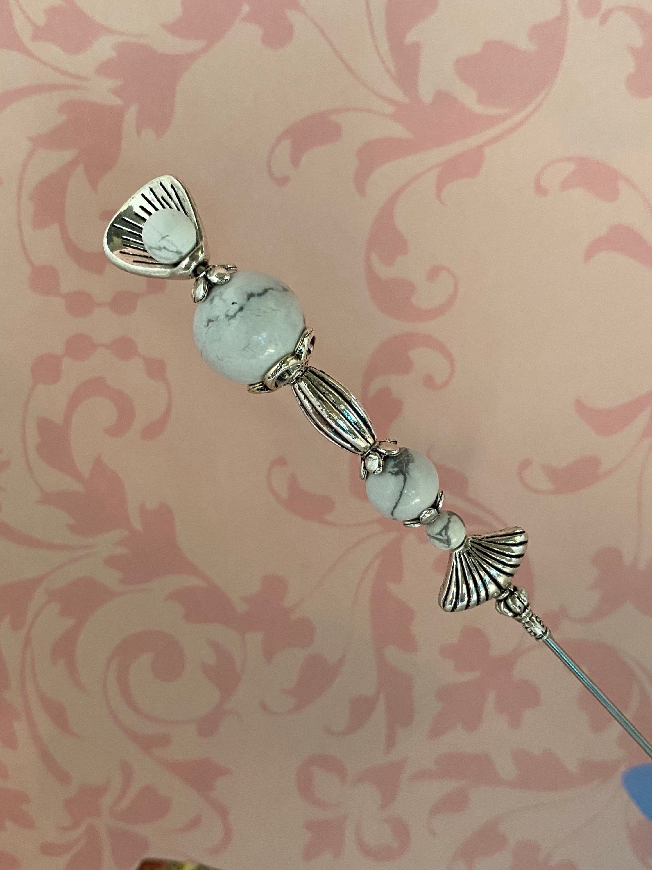 Long Hat Pin 10 Sturdy Steel Stick with Clutch Cap to Wear | Etsy