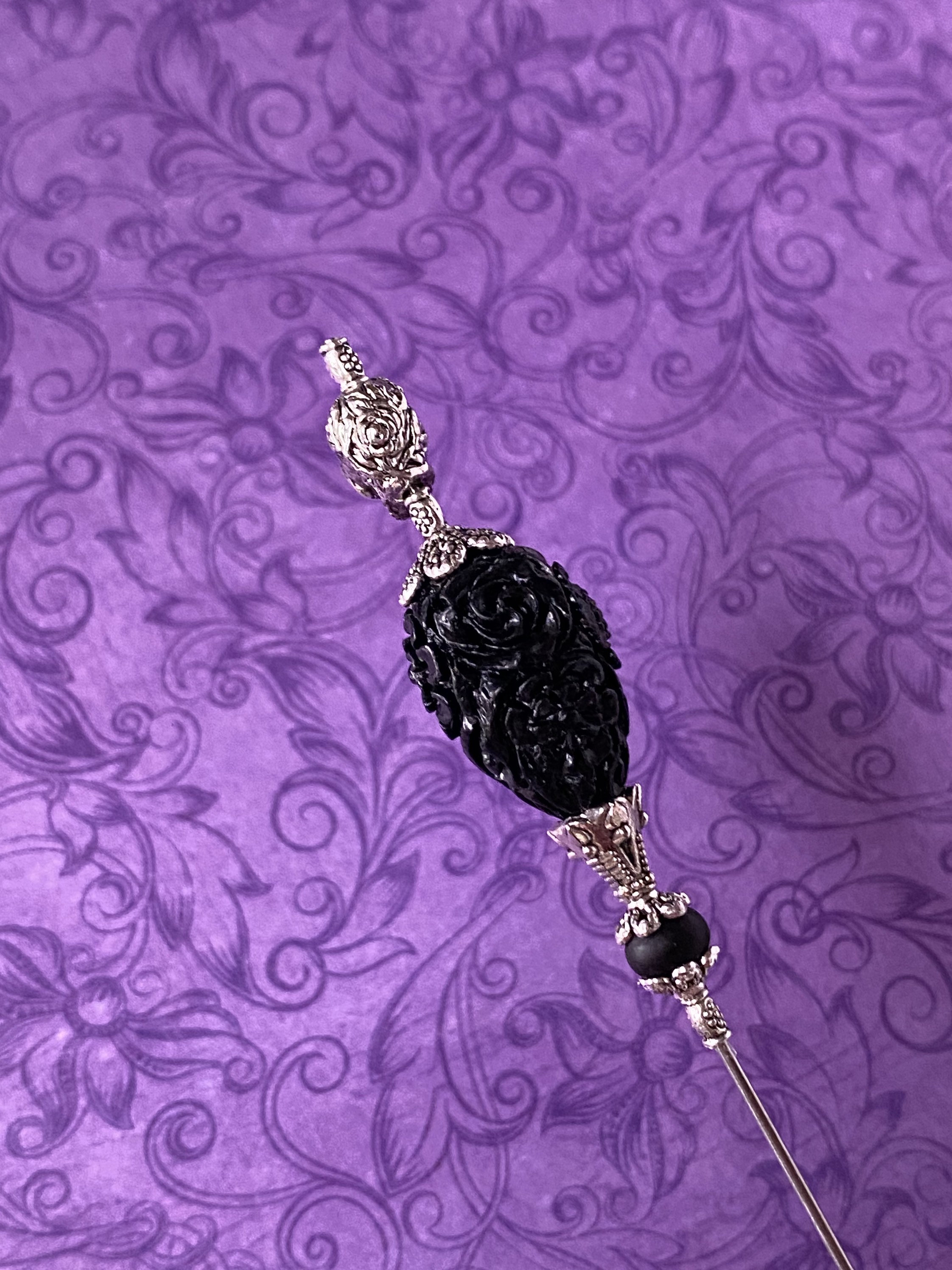 Skull Stick Pin Choose Your Length Long Sturdy Stick to | Etsy